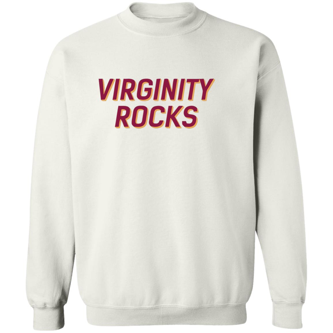 Light blue Virginity Rocks hoodie sweatshirt - Resttee