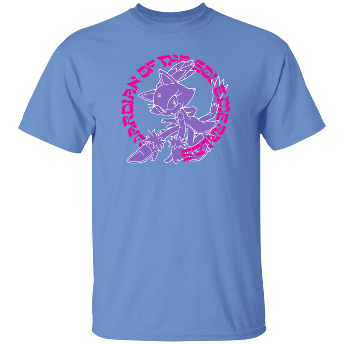 Blaze The Cat Guardian Of The Sol Emeralds Yellow Tee - Resttee
