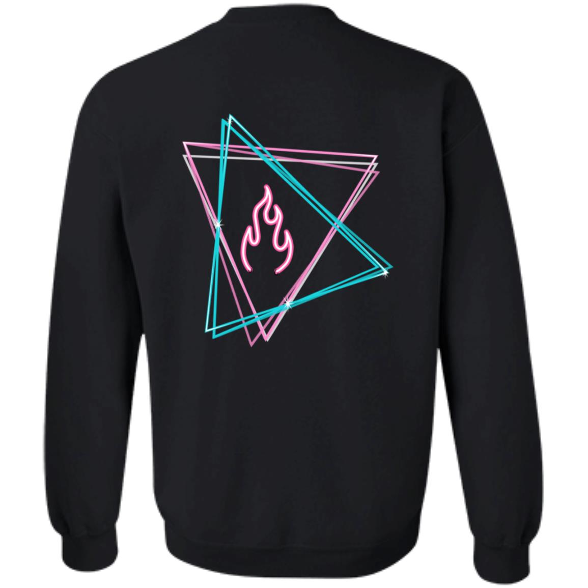 Sapnap Merch Sapnap Neon Flame Pullover Hoodie - Resttee