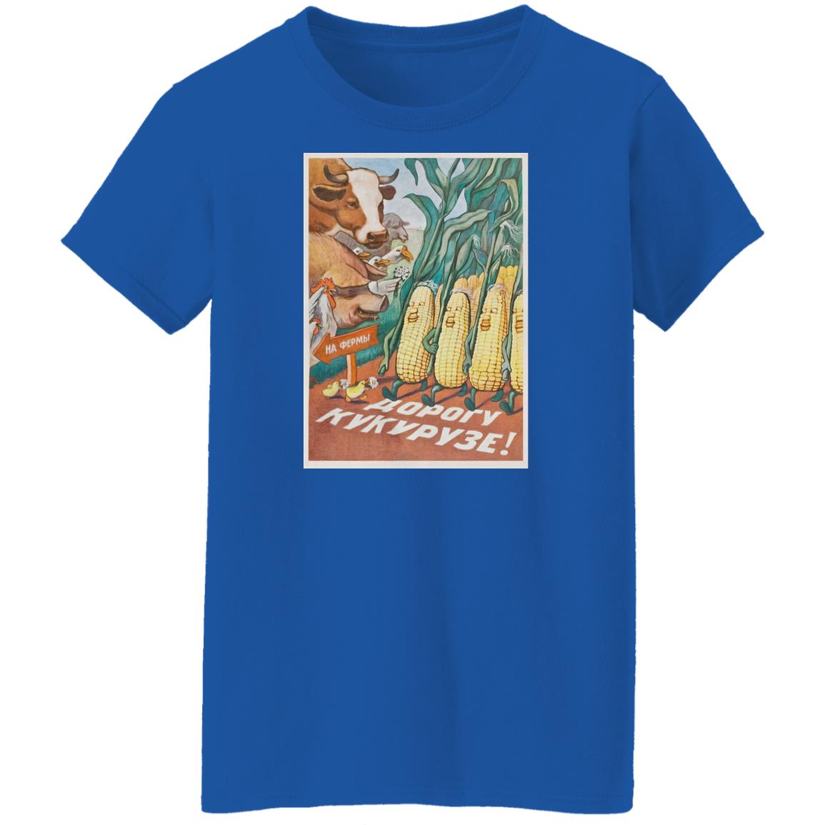 Stratonaut Shop Merch Soviet Corn Shirt Make Way For Corn - Resttee