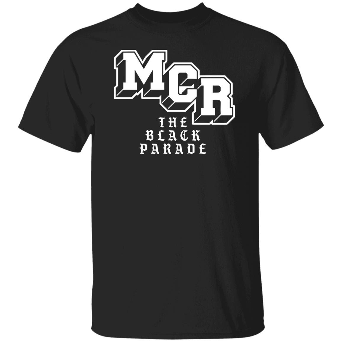 My Chemical Romance Merch Block Parade Text MCR The Black Parade Shirt ...